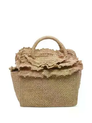 IBELIV Laguna Ruffled-trims Tote Bag
