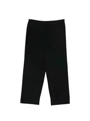 Soft Goat Elasticated-waistband Trousers