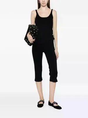 Soft Goat Elasticated-waistband Trousers