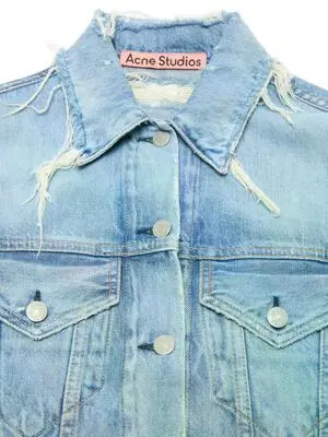 Acne Studios Distressed Denim Trucker Jacket