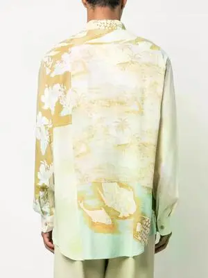 MAGLIANO Graphic-print Cotton Shirt