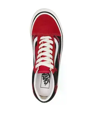 VANS Old Skool Tapered Lace-up Sneakers - Red