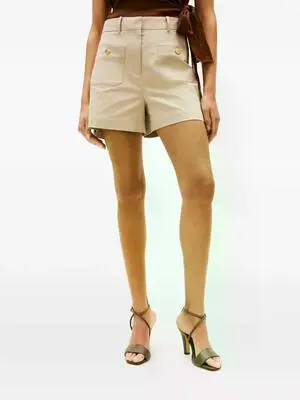Tommy Hilfiger Buttoned Pockets Tailored Shorts