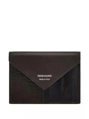 FERRAGAMO Envelope-style Card Holder - Brown