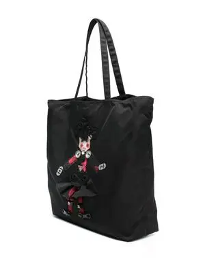 Prada 1990s Tessuto Robot Tote Bag