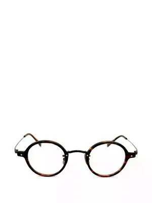 YELLOWS PLUS Ted Round-frame Glasses - Brown