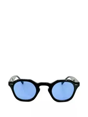 JOSEF MILLER Milton Round Frame Sunglasses - Black
