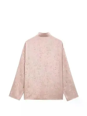 Shanghai Tang Reversible Floral Silk Jacket - Blue