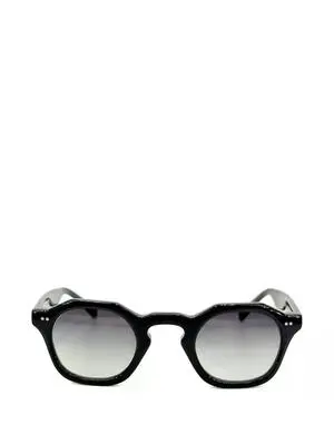 JOSEF MILLER Milton Round-frame Sunglasses - Black