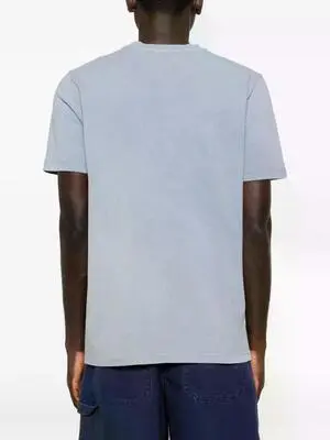 A.p.c. Logo Print Crewneck T-shirt - Grey
