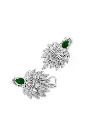 HZMER JEWELLERY Shimmer Earrings - Silver