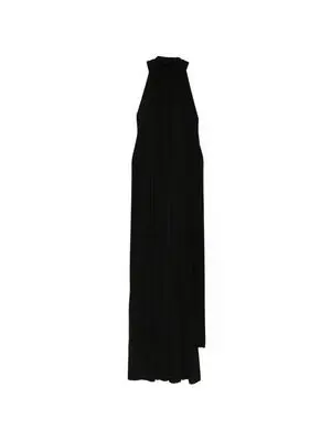 Brandon Maxwell Sleeveless Maxi Dress - Black