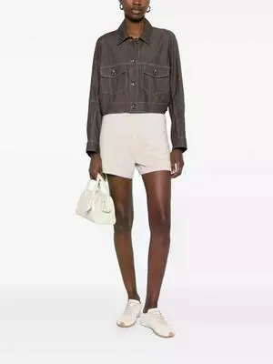 Eric Bompard Elasticated Waist Shorts - Neutrals