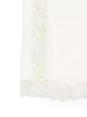 Elie Saab Lace Midi Skirt - Black