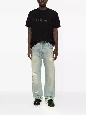 PURPLE BRAND Crystal Tee - Black