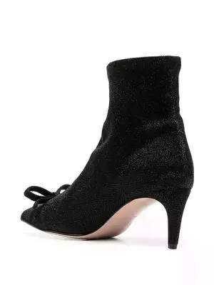 Red Valentino Bow Detail Ankle Boots