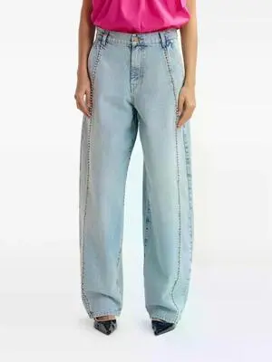 Essentiel Antwerp Rhinestone Embellished Light Wash Jeans
