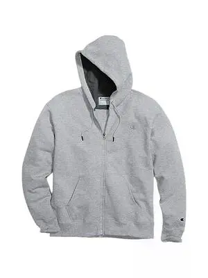 Champion Hooded Zip-up Jacket - Grey