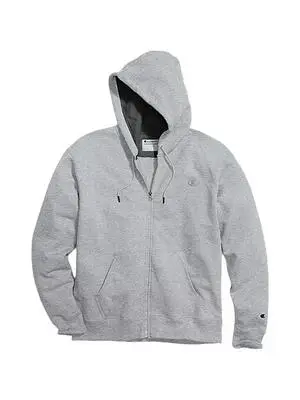 Champion Hooded Zipped Sweatshirt - Grey