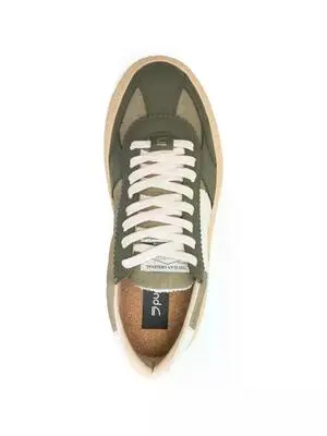 PURAAI Flat Sole Lace-up Sneakers