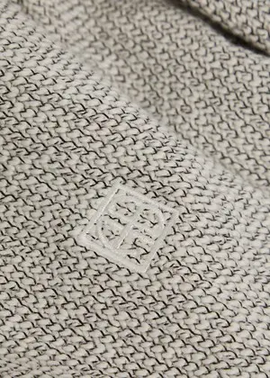 ANINE BING Kam Marled Cotton-blend Shorts