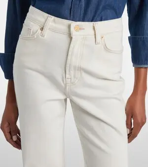 7 For All Mankind Paneled Flared Jeans