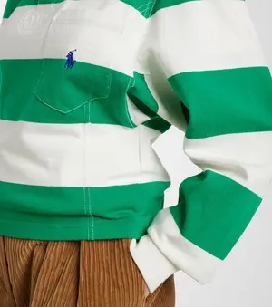 Polo Ralph Lauren Striped Cotton Jersey Polo Shirt