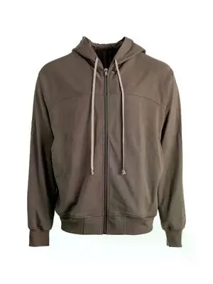 Rick Owens Zip-up Hoodie - Brown