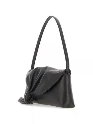 ROTATE BY BIRGER CHRISTENSEN Knot Scarf Shoulder Bag - Black