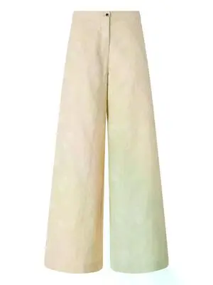 Pinko Floral Print Wide Leg Trousers