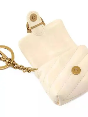 Pinko Love Airpods Leather Case - Neutrals