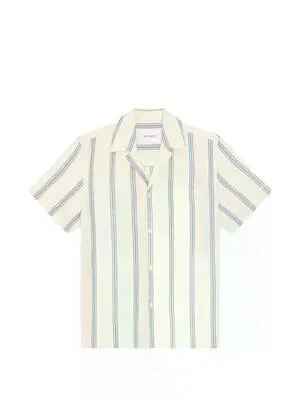 LES DEUX Lawson Striped Short-sleeved Shirt