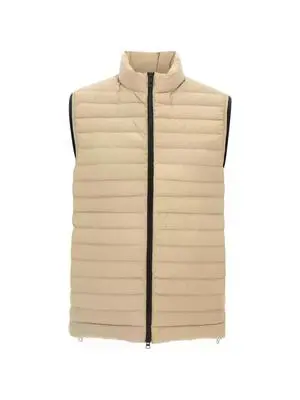Peuterey Quilted Zip Vest - Neutrals