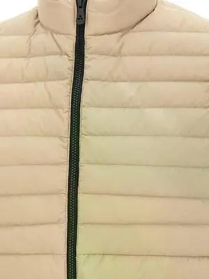 Peuterey Quilted Zip Vest - Neutrals