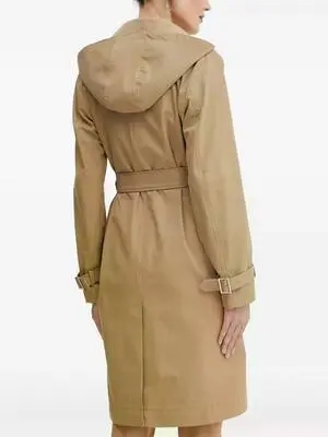 MORGAN Hooded Belted Coat