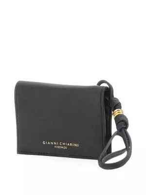 GIANNI CHIARINI Nappa Card Holder - Black