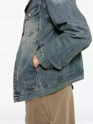 Andersson Bell Asymmetric Layered Denim Jacket