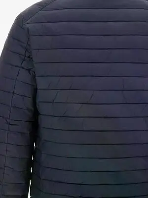 SAVE THE DUCK Quilted Zip Jacket With Logo Patch