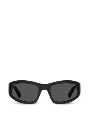 Moschino Rectangular Full-rim Sunglasses - Black