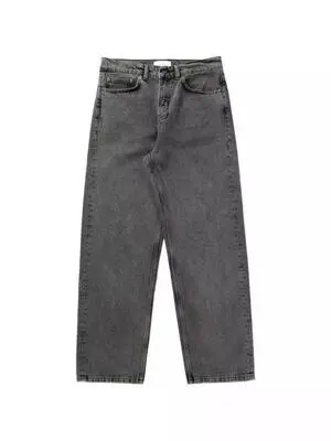 LES DEUX Belt-loop Straight Leg Jeans - Grey