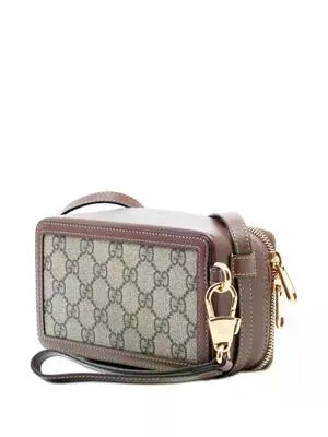 Gucci Gg Supreme Interlocking G Crossbody Bag