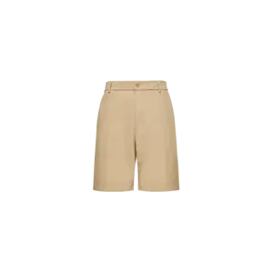 Moncler Seersucker Shorts - Beige