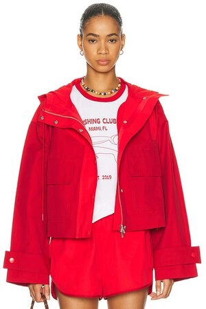 Staud Alta Jacket - Cardinal