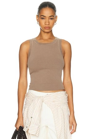 Citizens Of Humanity Citizens Of Humanity Isabel Rib Tank Top Cocoa