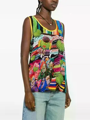 The Artistylist Cactus Print Tank Top