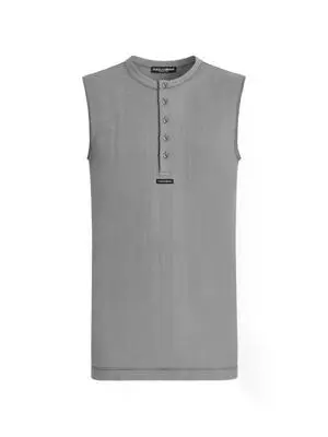 Dolce & Gabbana Sleeveless Serafino T-shirt