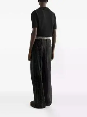 Dolce & Gabbana Cotton Blend Polo Shirt - Black