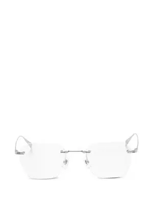 Dunhill Square-frame Eyeglasses - Silver