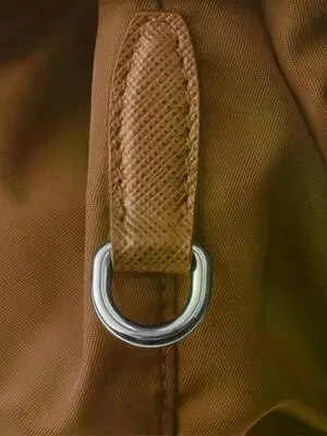 Prada Medium Re-nylon Backpack With Pouch - Brown