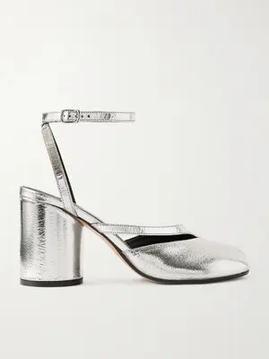 MAISON MARGIELA Metallic Leather Tabi Sandals